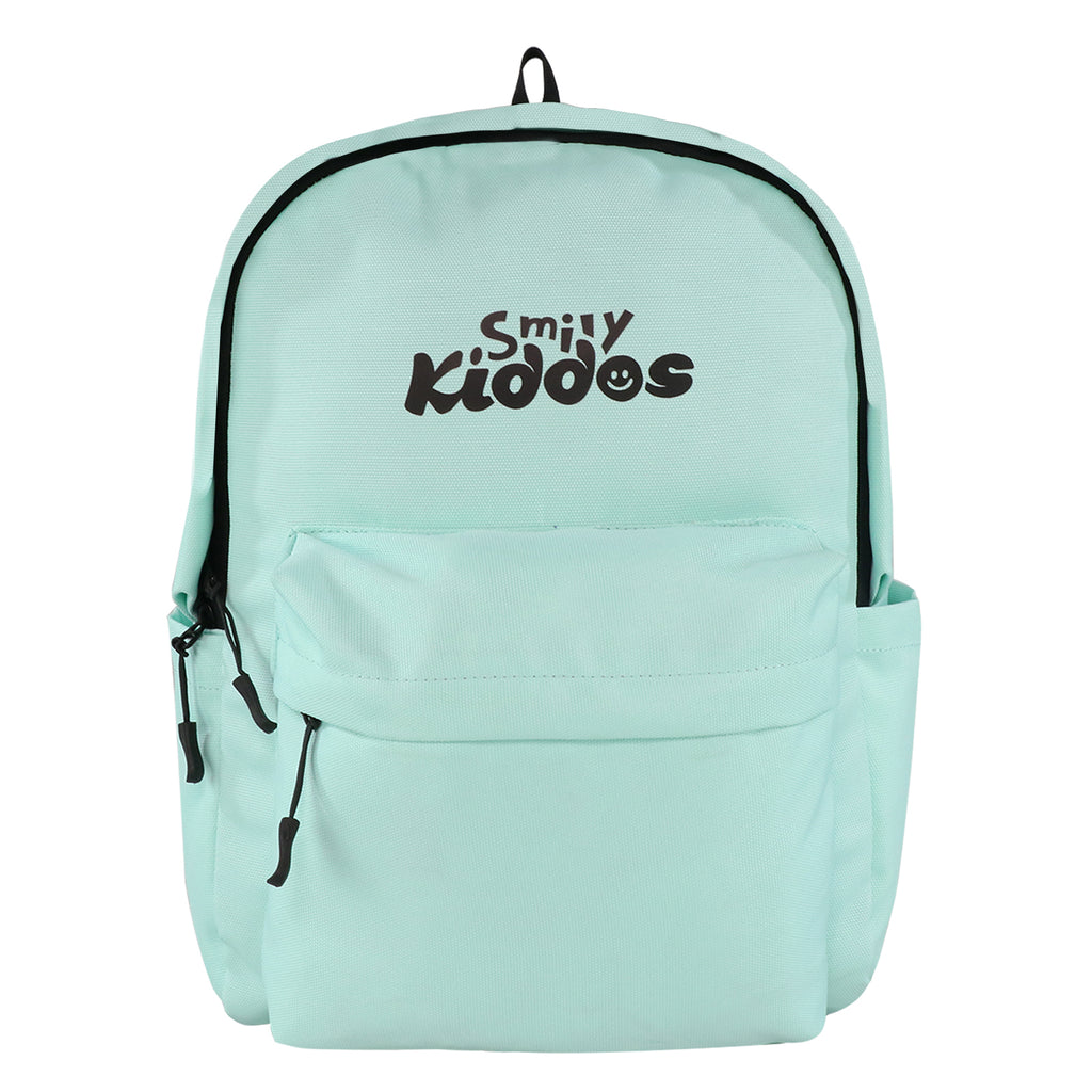 Smily Kiddos Day Backpack with Pouch - Sea Green