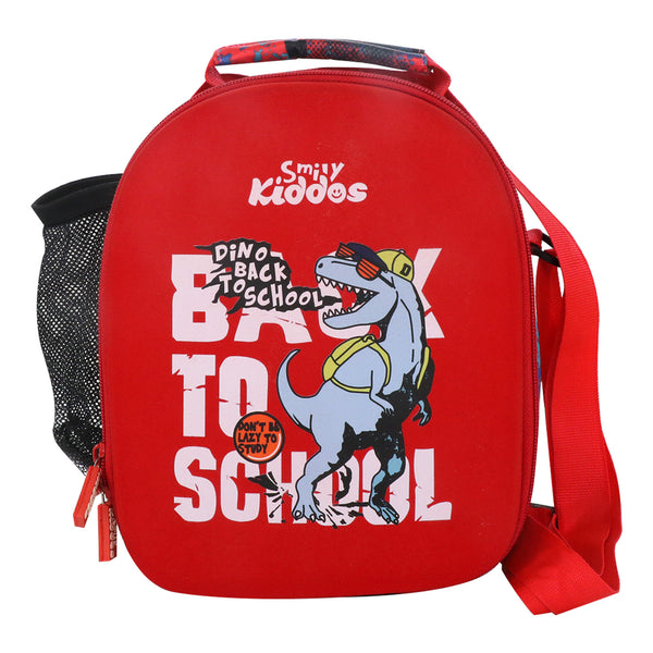 Smily Kiddos Hartop Eva Lunch Bag Dino Theme - Red